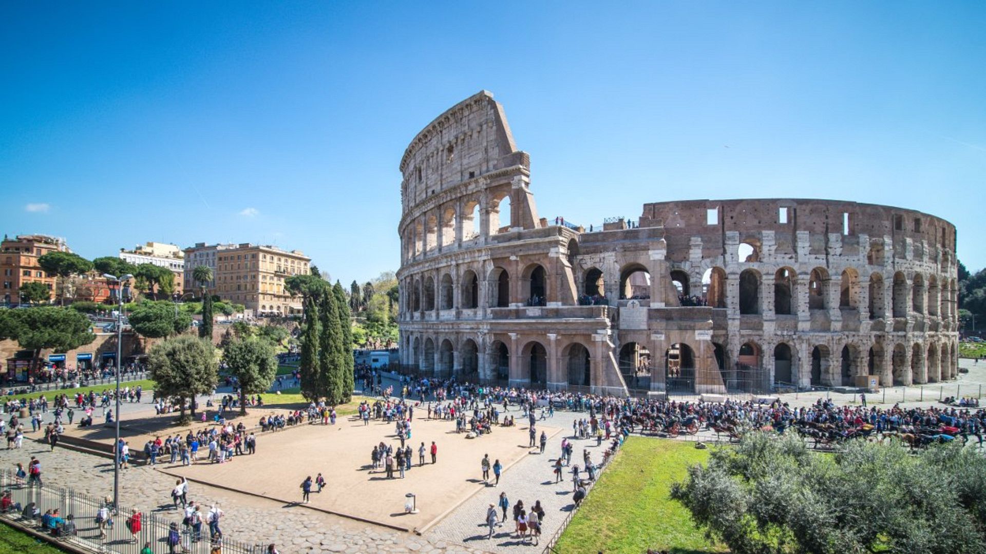 Colosseumul din Roma - cea mai vizitată atracție din capitala Italiei
